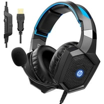 HP USB PC & Laptop Gaming Headset with Microphone, RGB LED, 7.1 Virtual ...