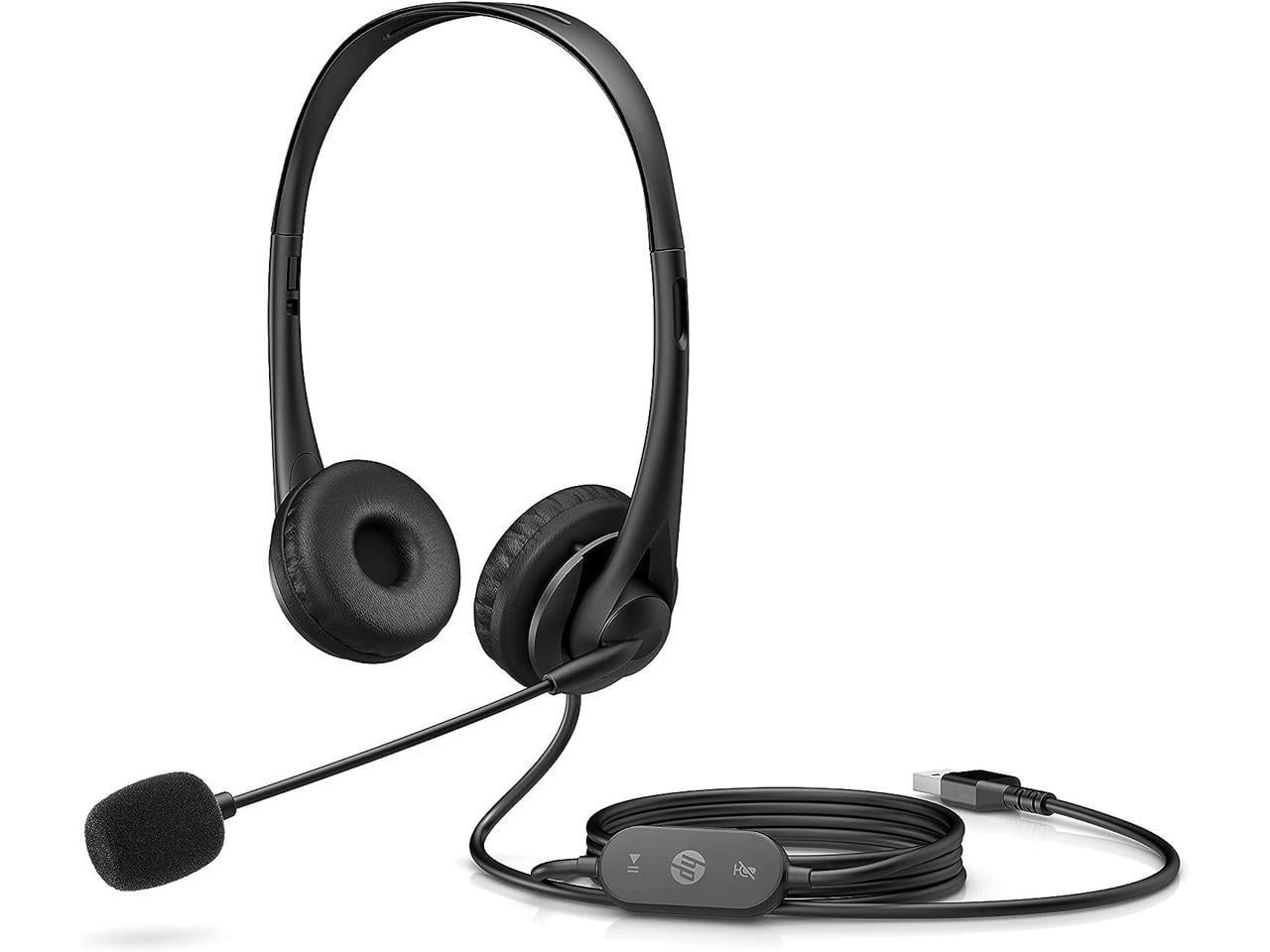 HP Stereo USB-A Headset G2 - Wired, Plug & Play for Laptop Computer ...