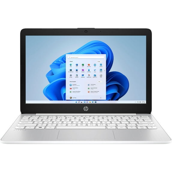 "HP Stream 11.6"" Laptop - Intel Celeron, 4GB Memory, 64GB eMMC, Diamond White" - Walmart.com