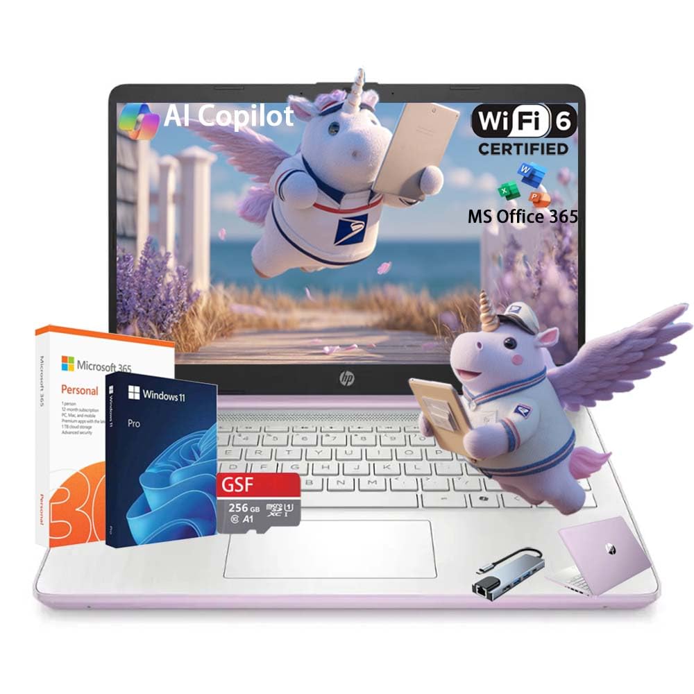 HP Stream 14 Business Student Laptop, Windows 11 Pro, Intel Quad Core ...