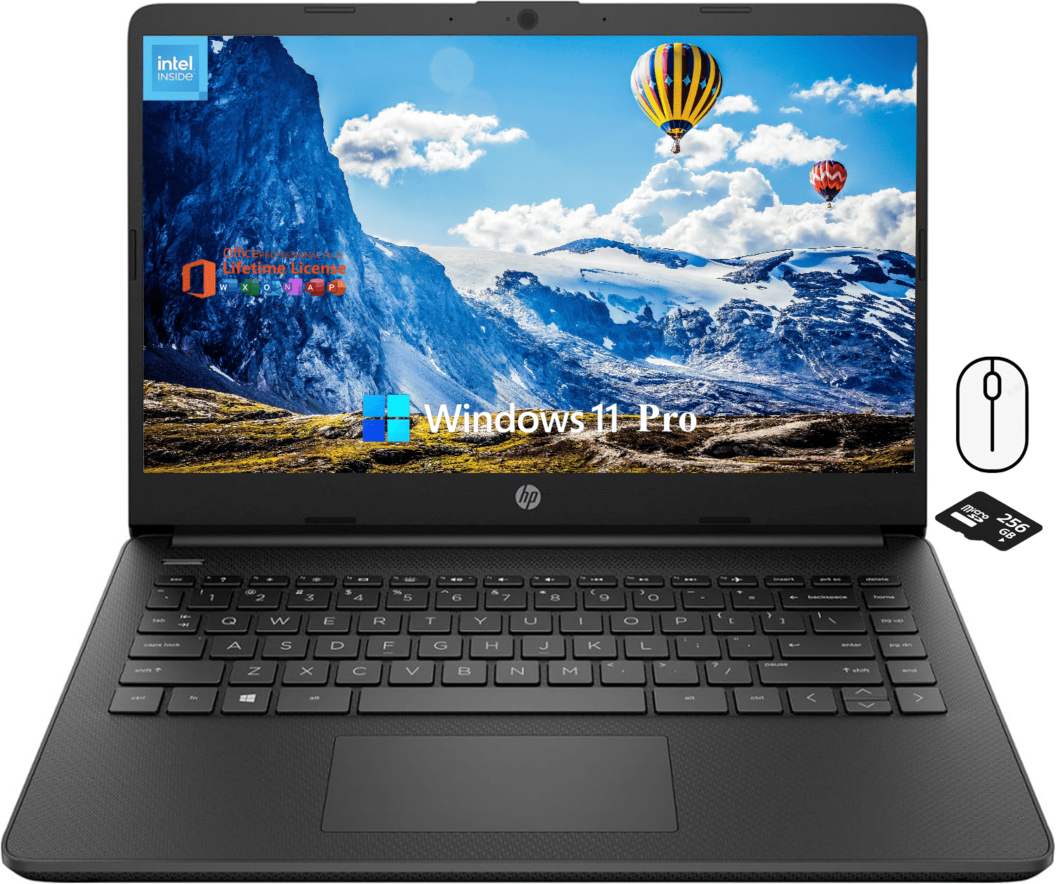 HP Stream 14" HD BrightView Laptop, Intel Celeron N4120, 16GB RAM ...