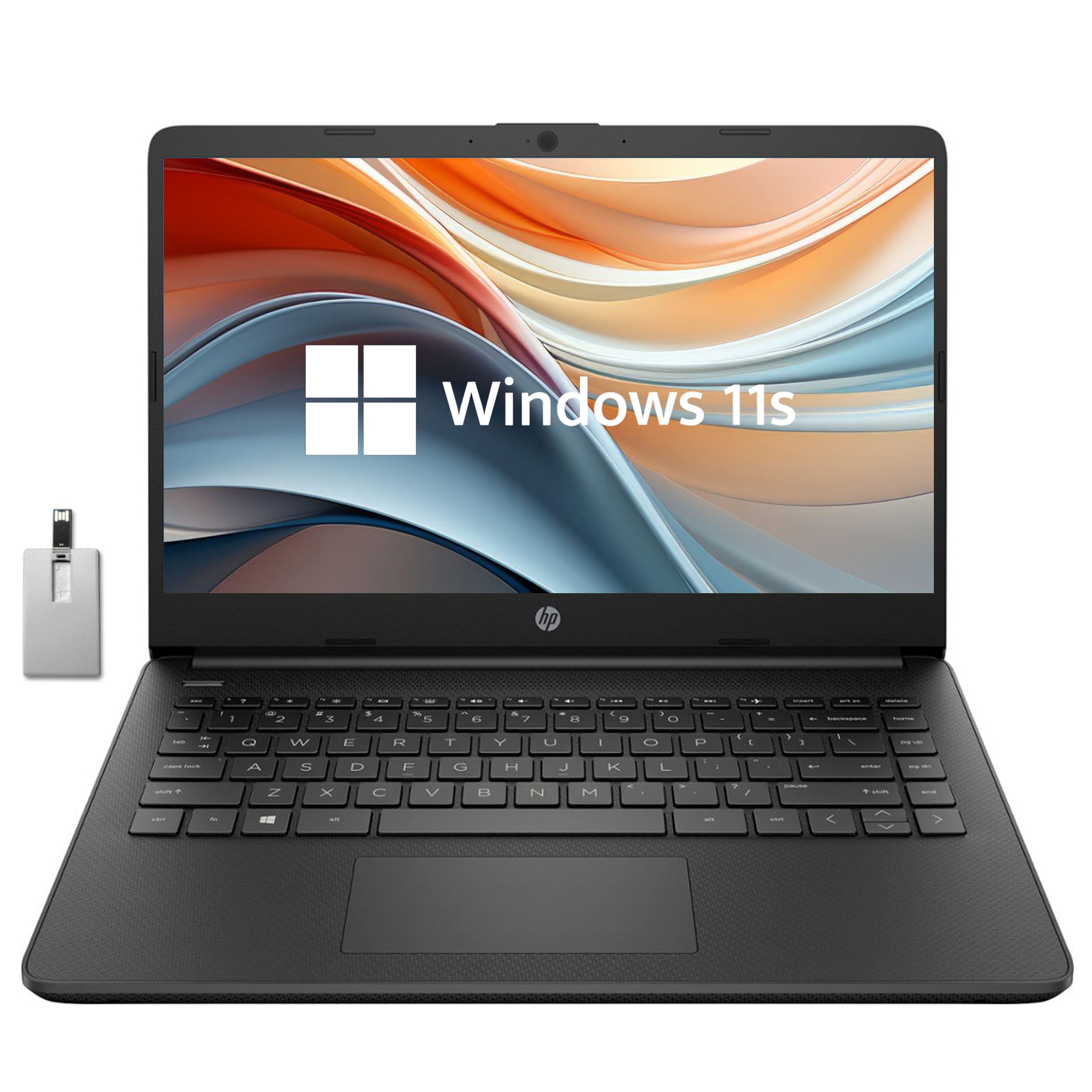 HP Stream 14" HD BrightView Laptop, Intel Celeron N4120 Processor, 8GB ...