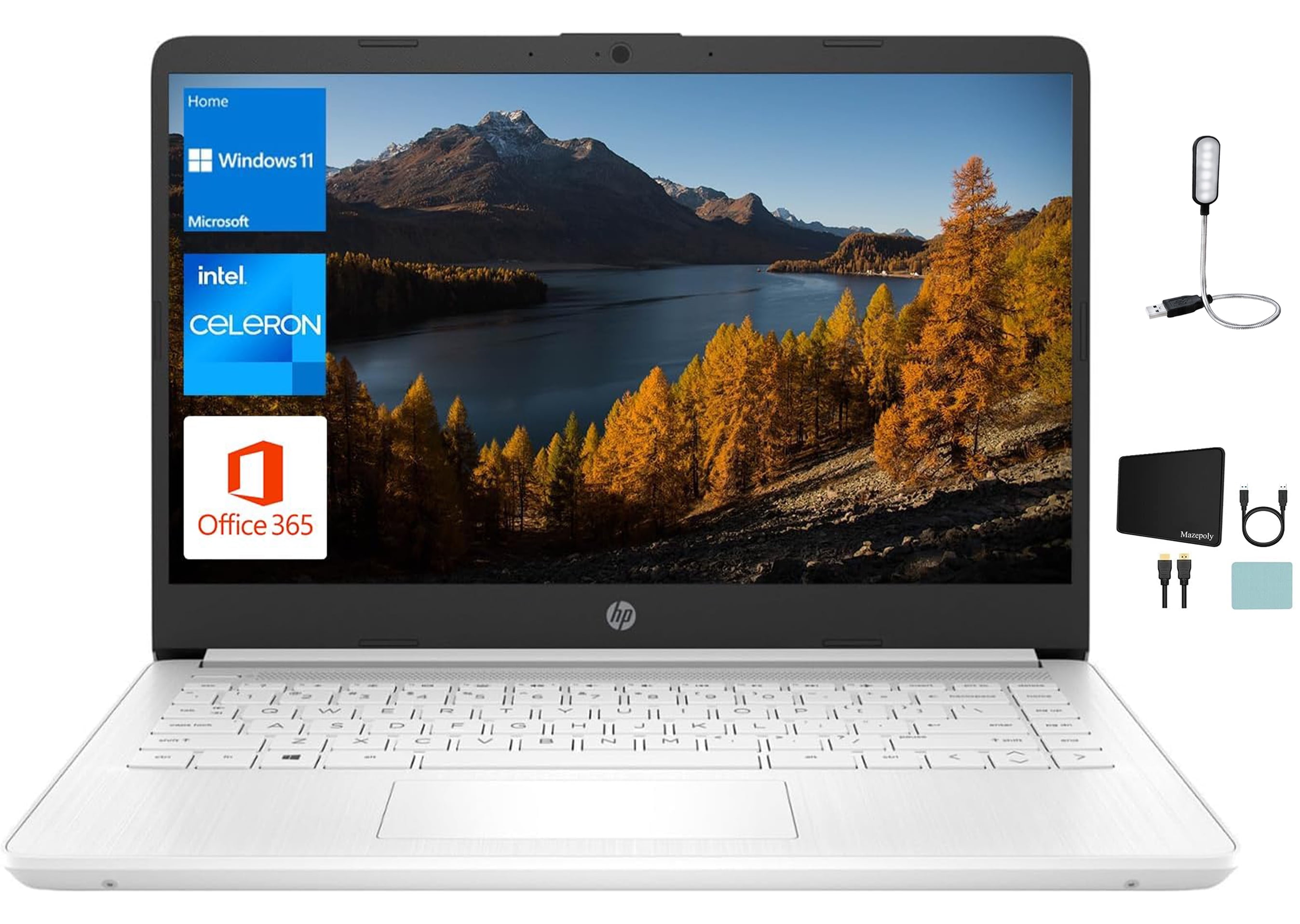 HP Stream 14" HD Display, Intel Celeron N4120 Processor, 8GB Memory ...