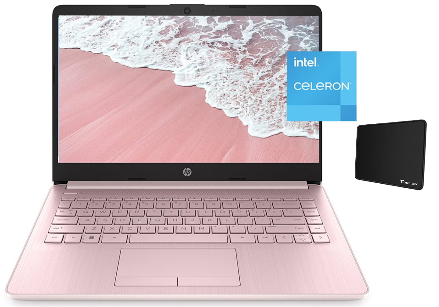 HP Stream 14 HD Laptop, Intel N4020, 4GB RAM, 64GB eMMC, Windows 11 ...