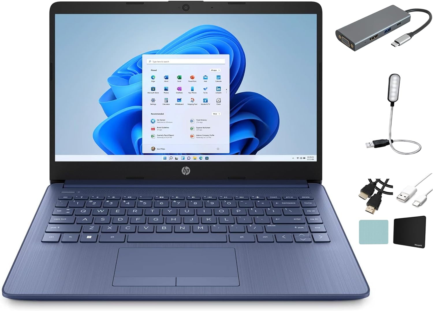 HP Stream 14" HD Display, Student and Business Laptop, Intel Celeron ...