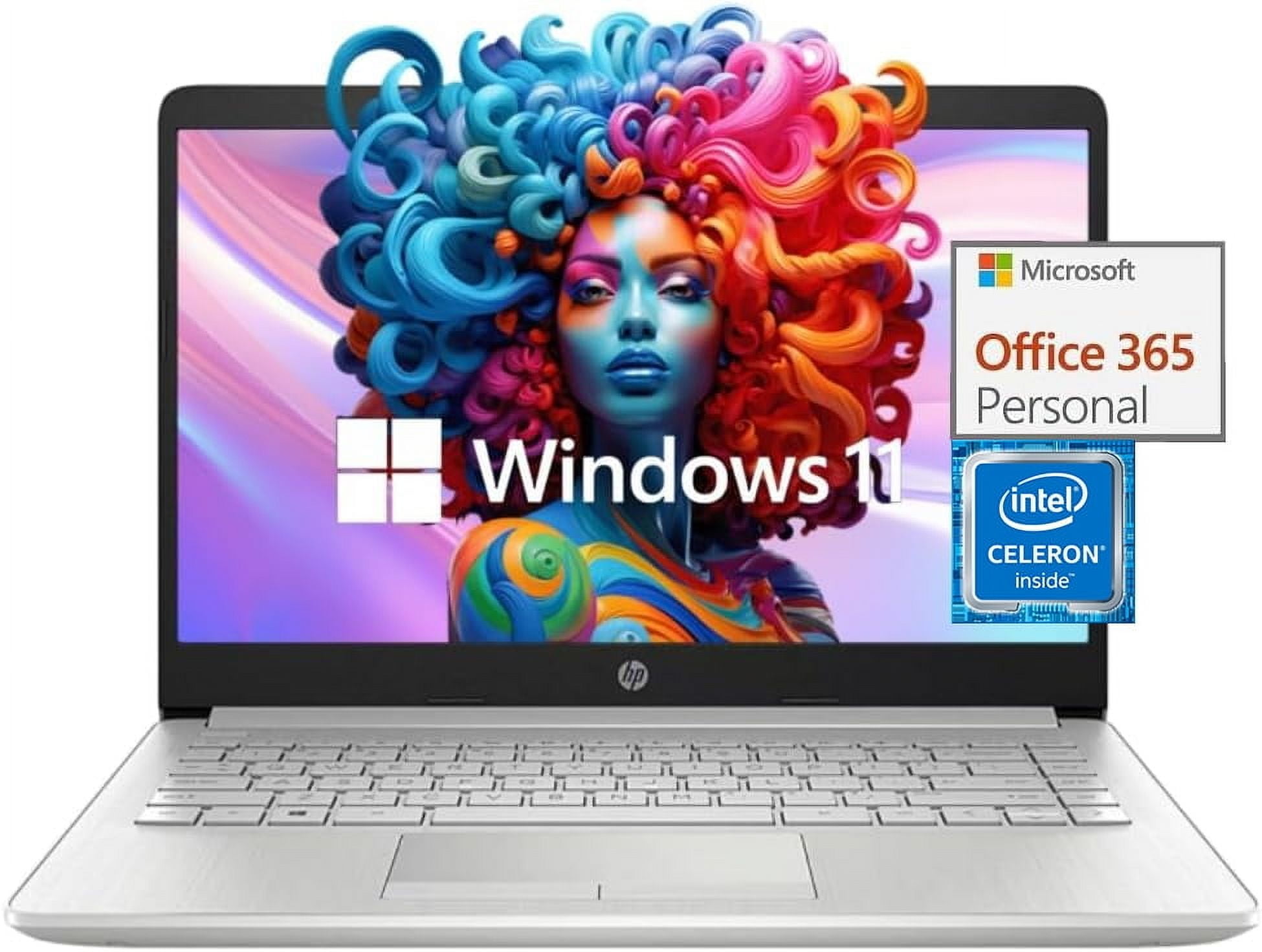 "HP Stream 14"" HD Laptop, Intel Celeron N4120, 8GB RAM, 64GB eMMC, UHD ...