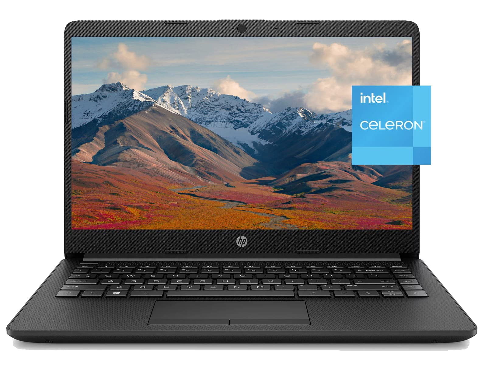 HP Stream 14" HD Laptop, Intel Celeron Quad-Core Processor, 8GB DDR4 ...