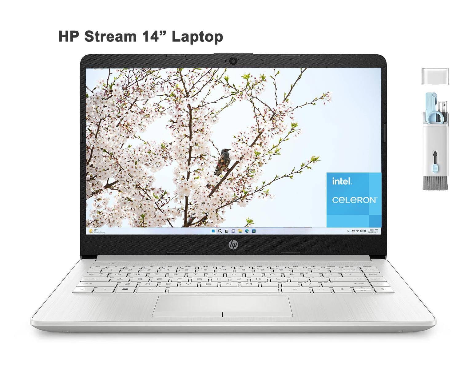 HP Stream 14" HD Laptop, Intel Quad-Core Processor, 4GB RAM, 64GB eMMC+ ...