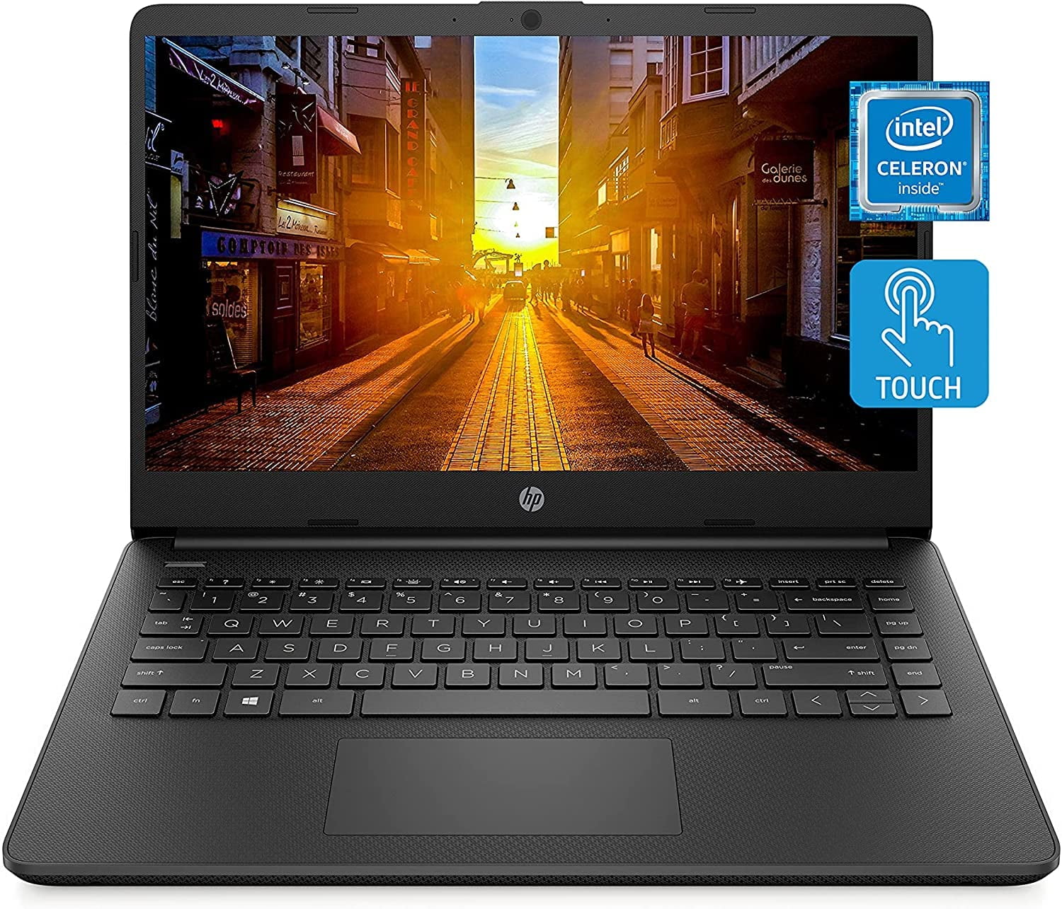 HP Stream 14 HD Touchscreen Display, Intel Celeron N4020 Dual-Core ...