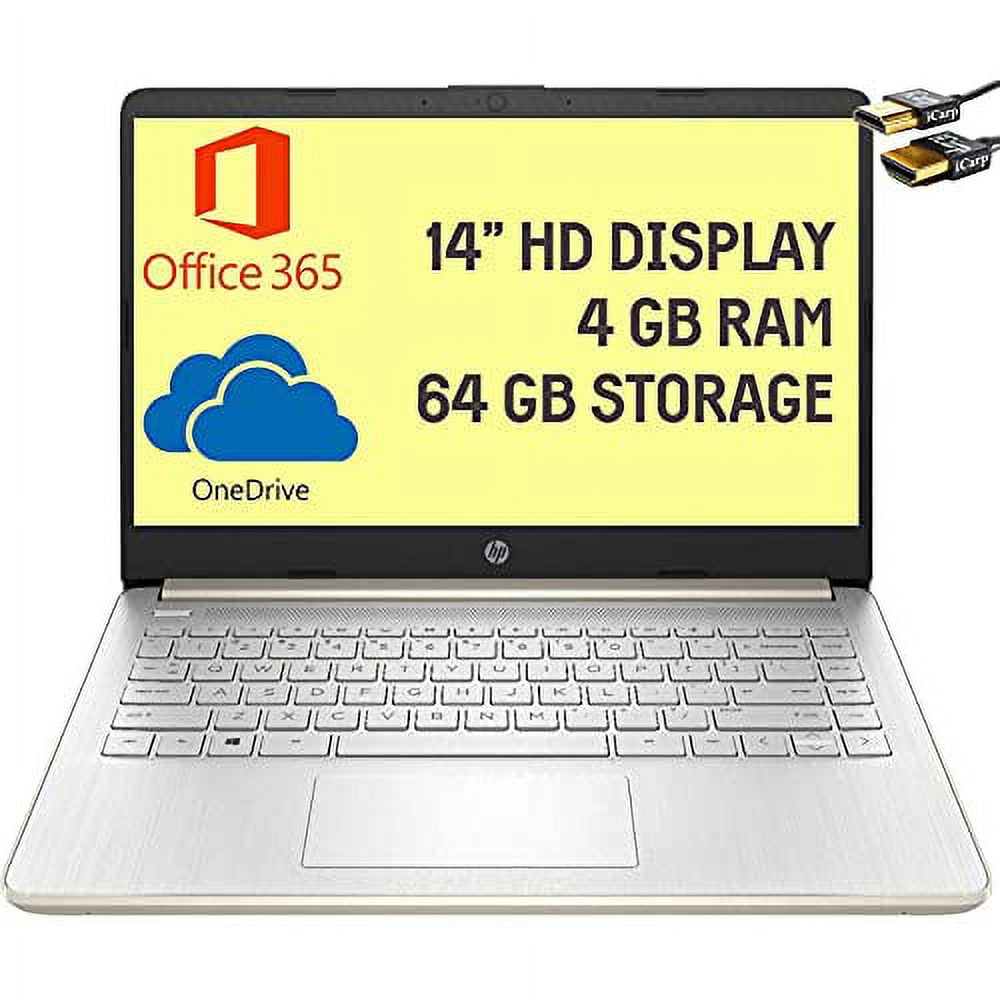 HP Stream 14 Laptop Computer 14" HD Micro-Edge Display Intel Celeron ...