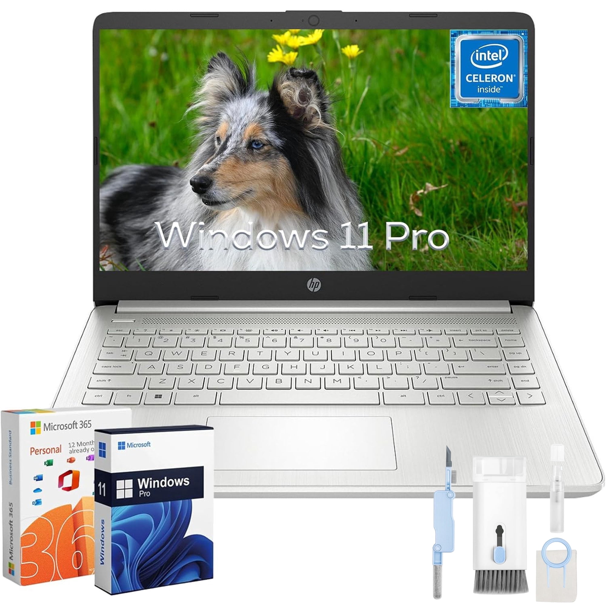 HP Stream 14" Laptop for Student Business, Intel Quad-Core N4120, 8GB ...
