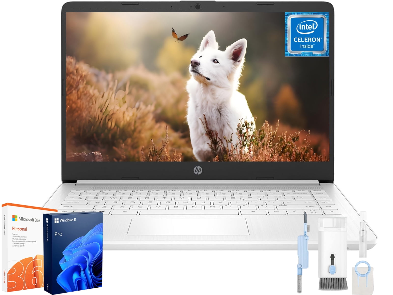 HP Stream 14" Laptop for Student Business, Intel Quad-Core N4120, 16GB ...