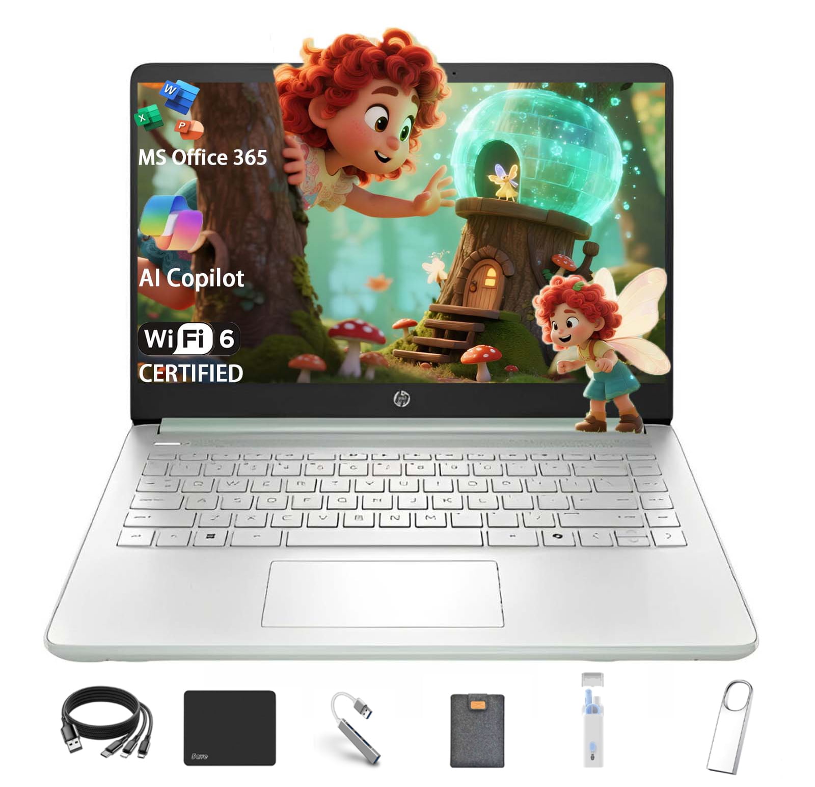 HP Stream 14 Student Business Laptop, Microsoft Office 365, Intel N150 Processor(Quad-core ...