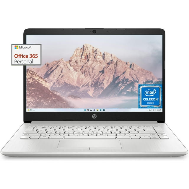 HP Stream 14" HD Laptop, Intel Celeron N4120, 8GB RAM, 64GB eMMC, Intel ...