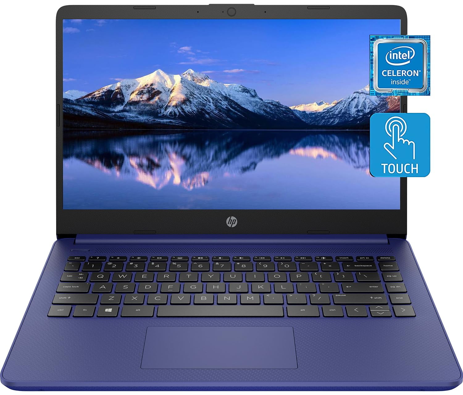 HP Stream Touchscreen Laptop,14 HD(1366x768) Display, Intel Celeron ...