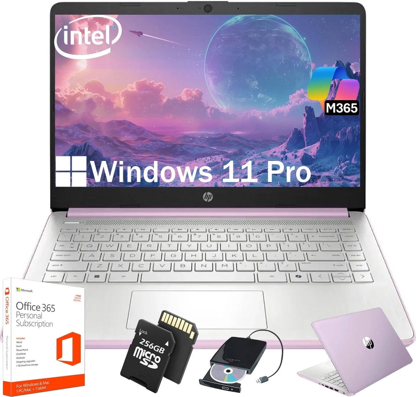 HP Student Business Laptop Computer - w/1 Year Office 365, 8GB RAM ...
