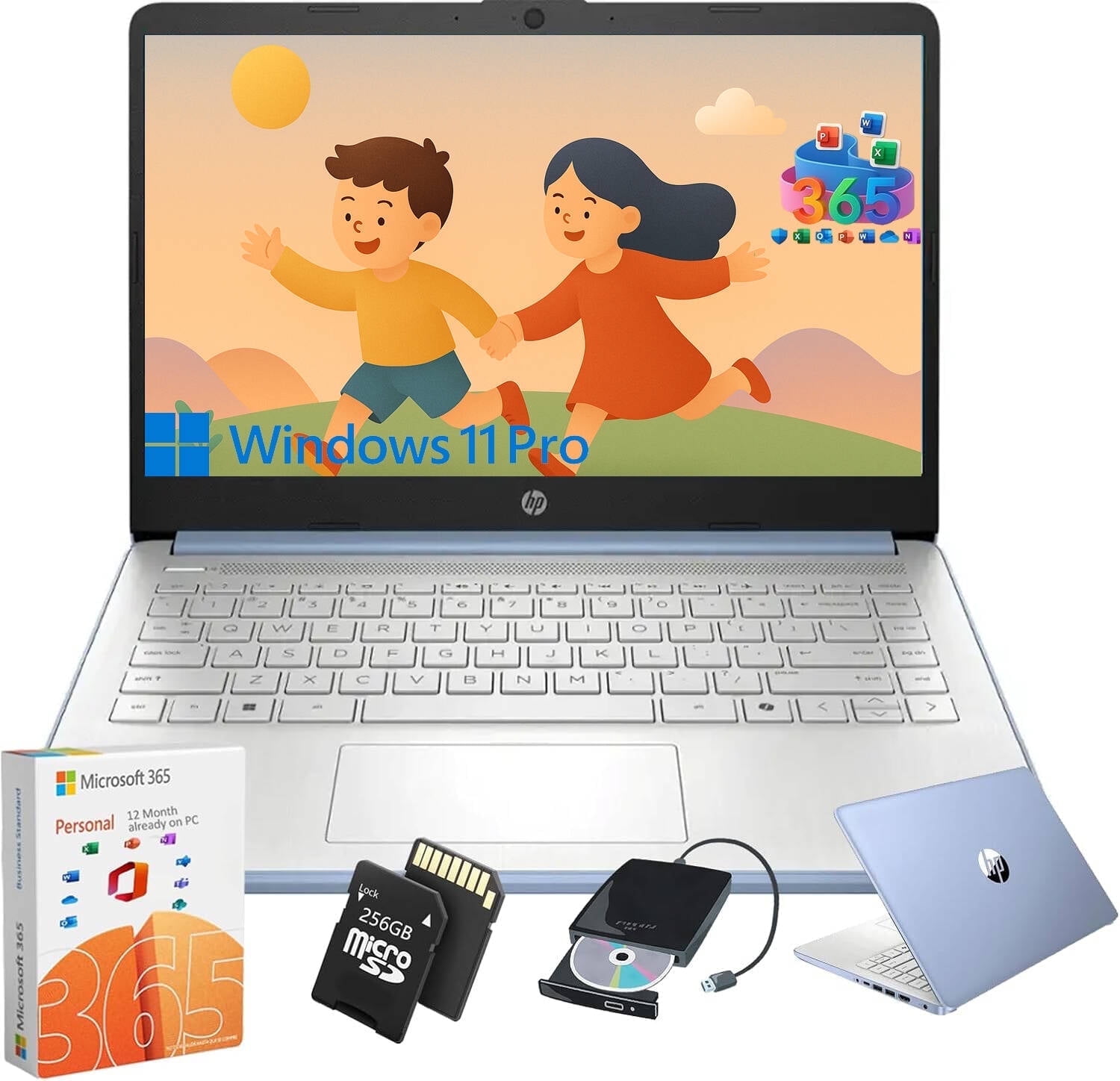 HP Student Business Laptop Computer - w/1 Year Office 365, 8GB RAM ...