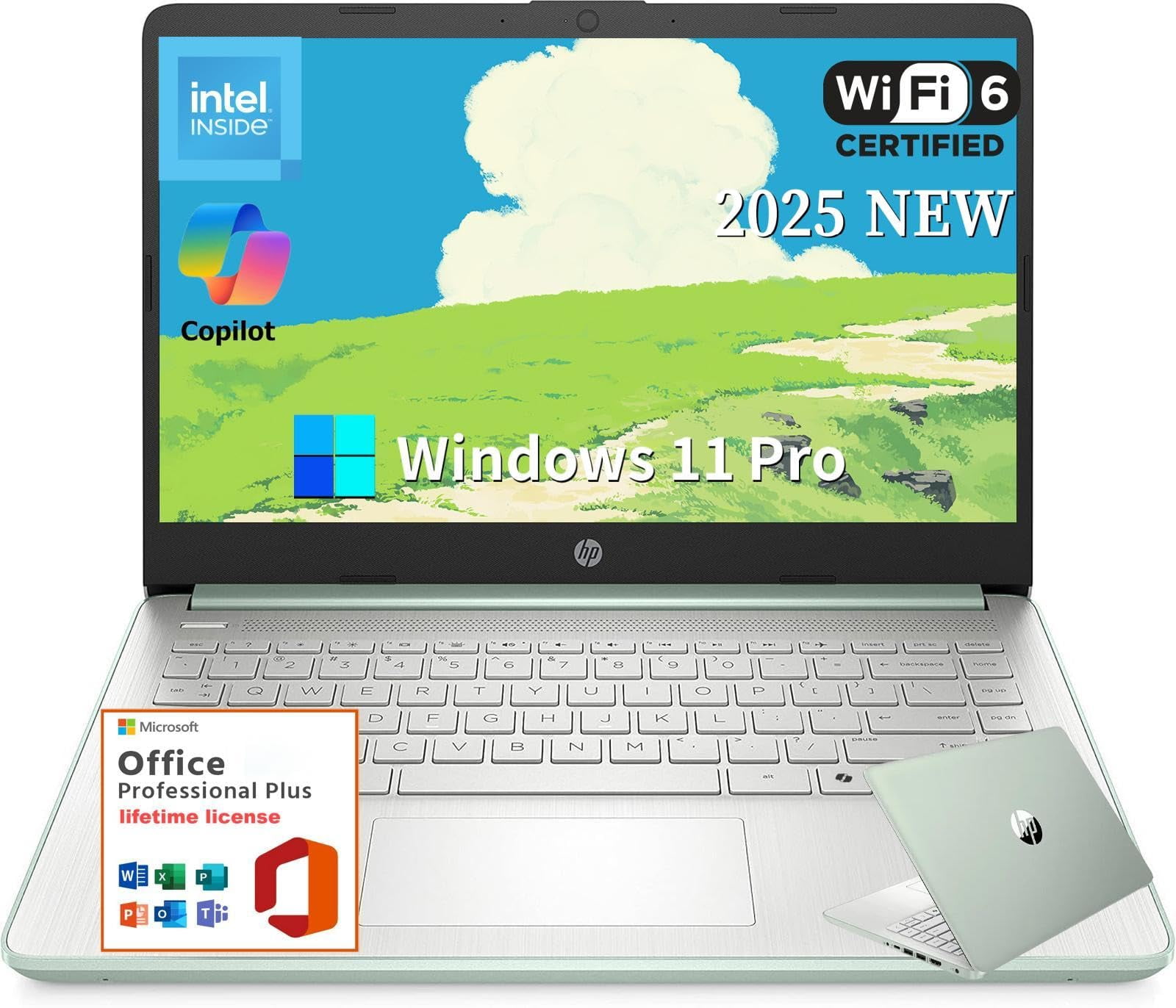 HP Student Business Laptop, Intel N150 Processor, 14 Inch LED, 16GB RAM ...