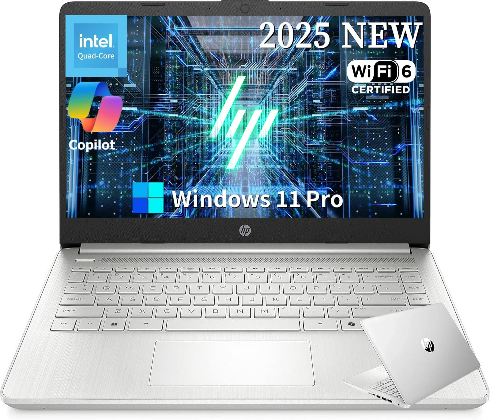 HP Student Business Laptop, Intel N150 Processor, 14 Inch LED, 8GB RAM ...