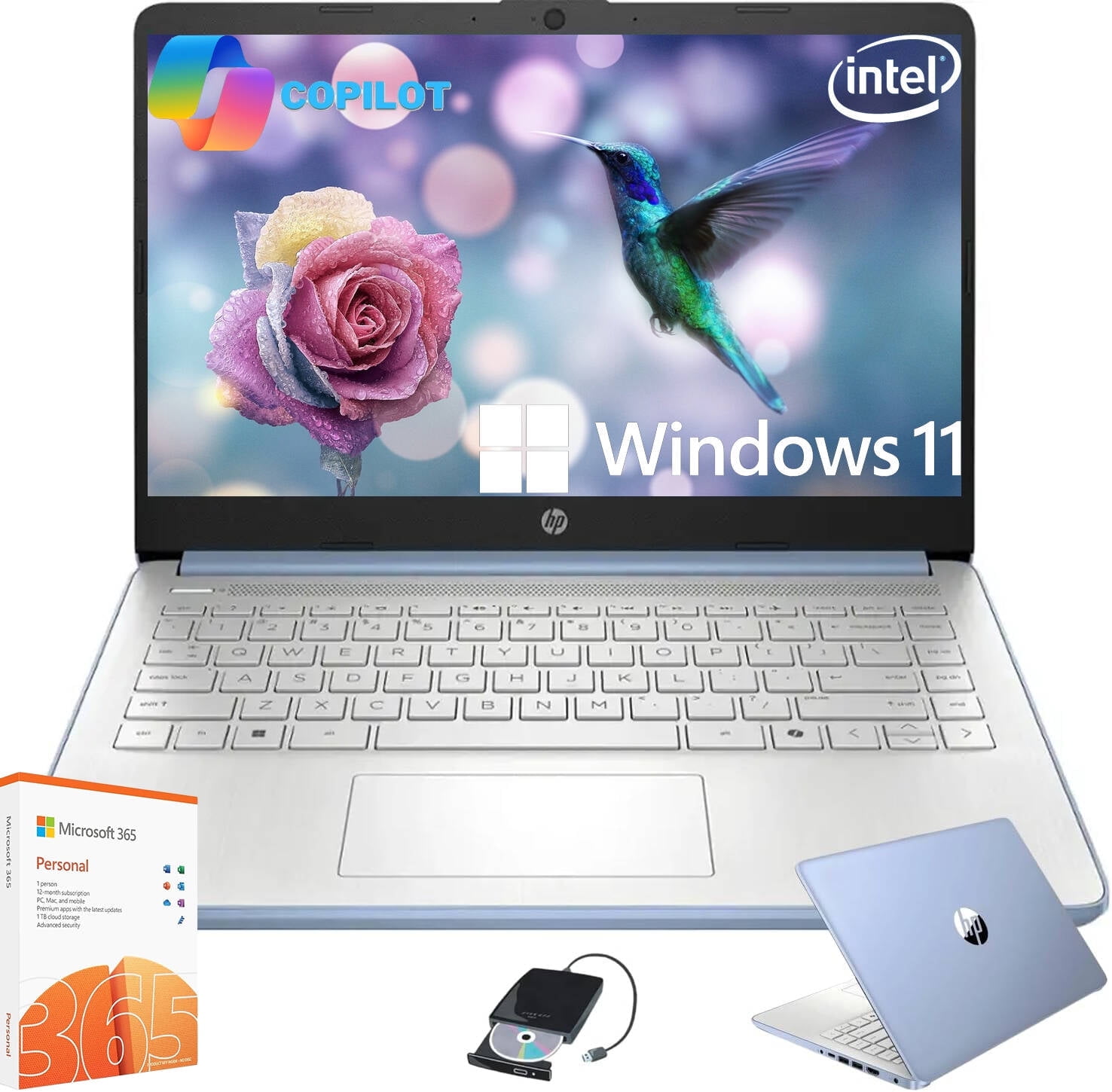 HP Student Business Laptop, Intel Processor N150 CPU, 14 Inch LED ...