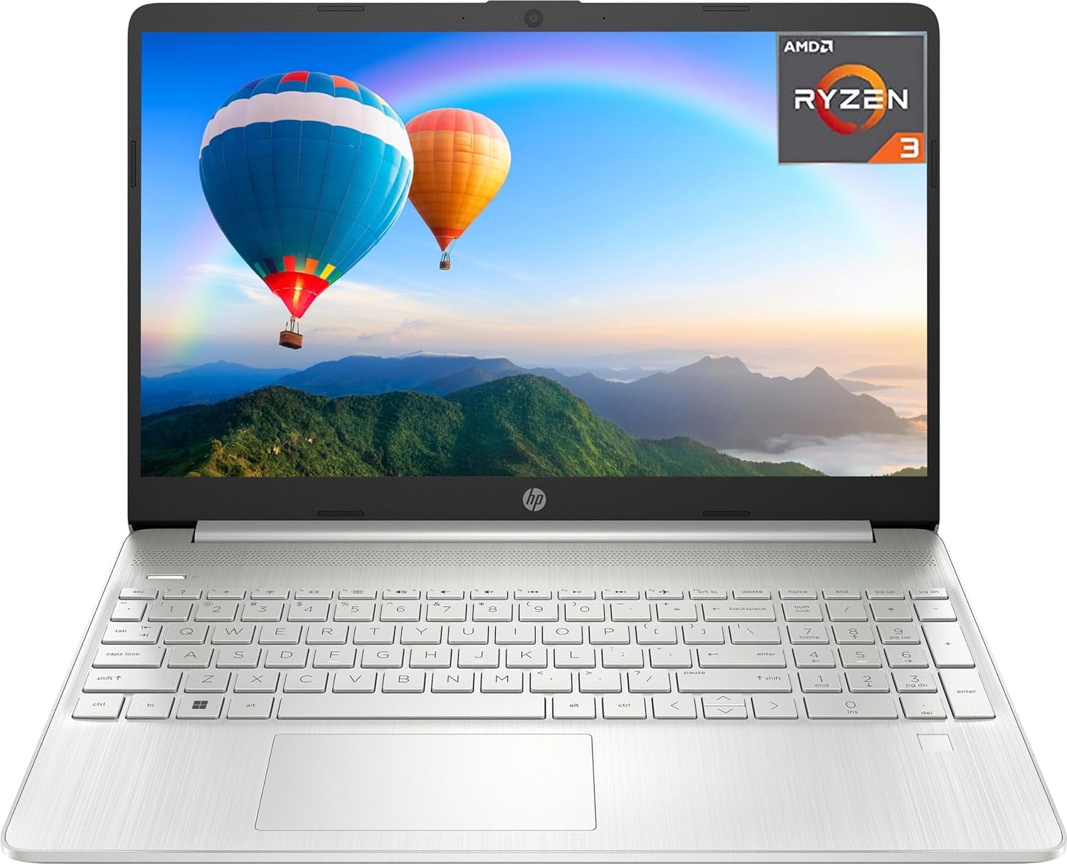 HP 15.6 Inch Thin and Light Laptop with AMD Ryzen 3, 16GB RAM, 512GB ...