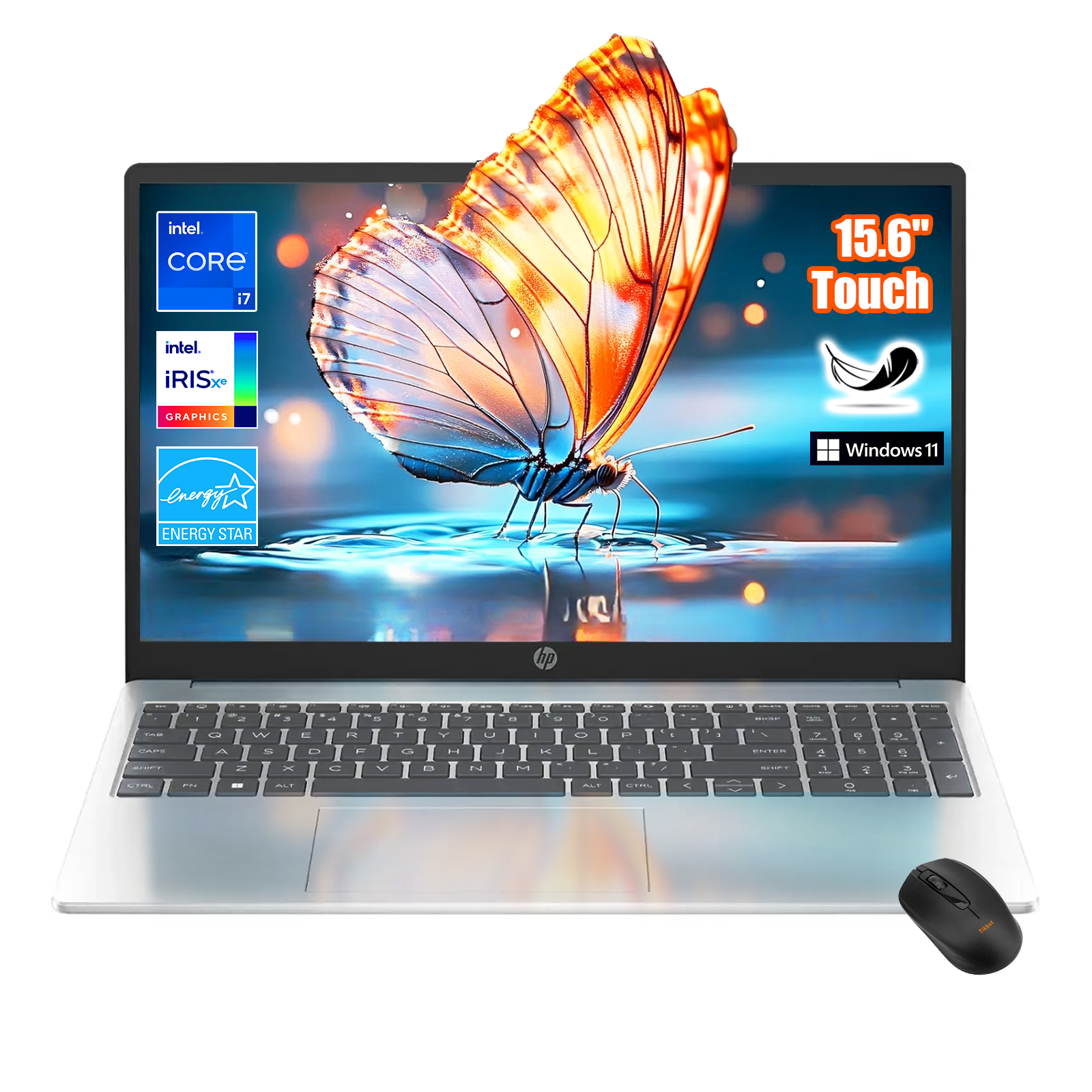 HP Touch Laptop - Intel Business Laptop i7-1255U Beat i9-8950HK - 15.6 ...