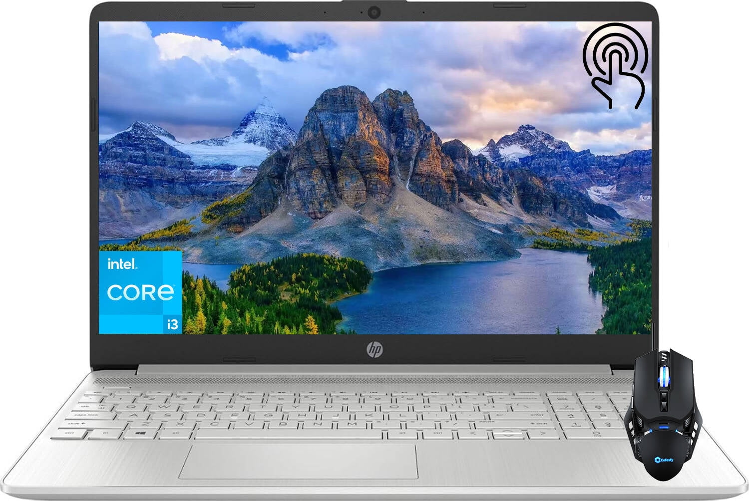 HP Touchscreen Laptop, 15.6" HD Touch, Intel Core i3-1215U, 32GB RAM ...