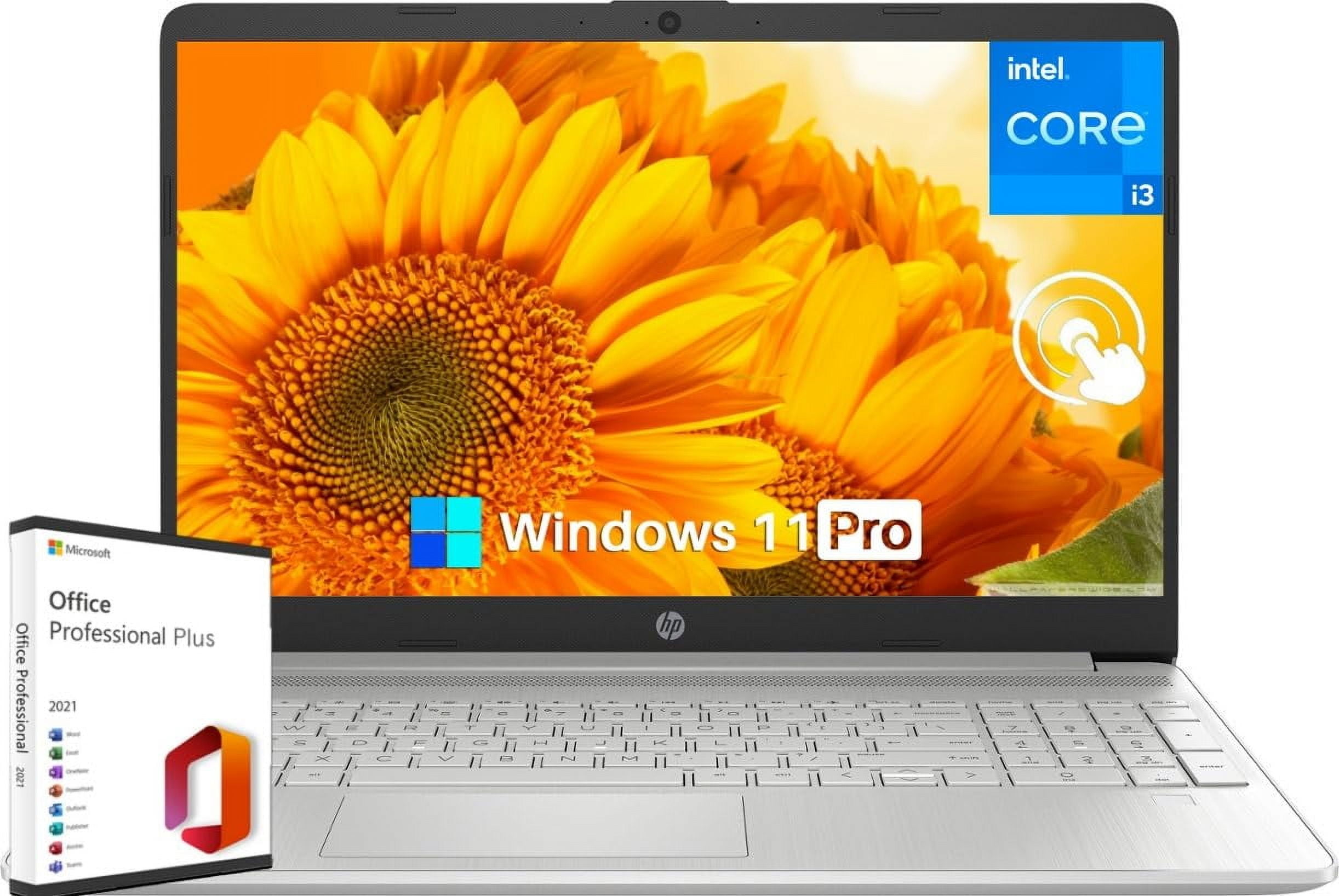 HP Touchscreen Laptop, 15.6 Inch Touchscreen Laptop for Business and ...