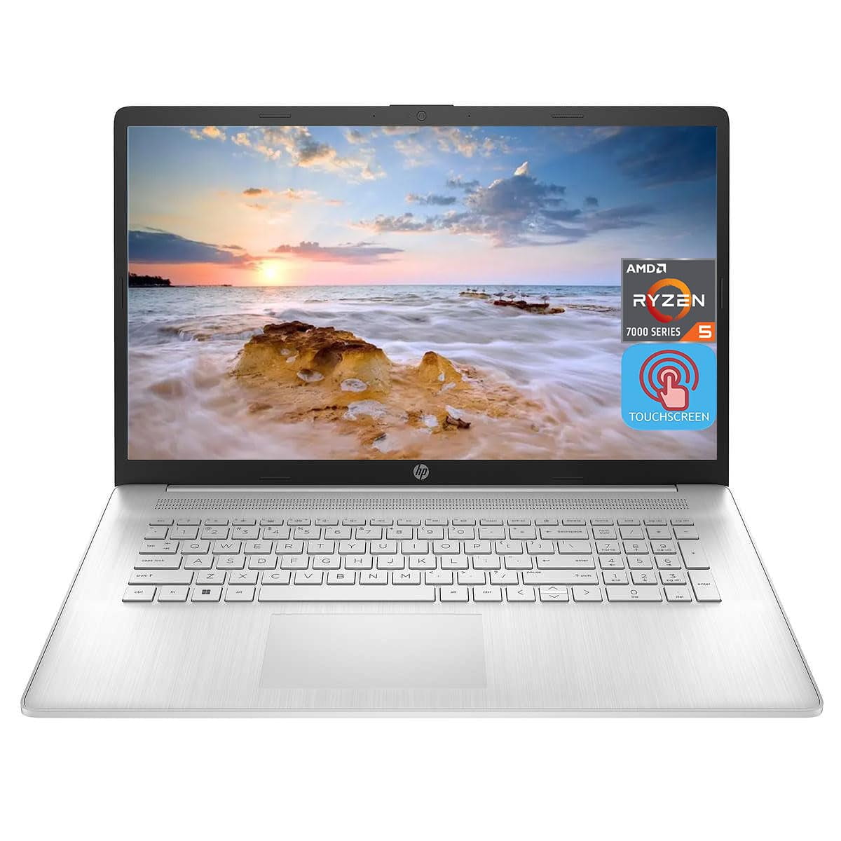 HP Touchscreen Laptop 2023 Newest, 17.3 Inch Touch Display, AMD Ryzen 5 ...