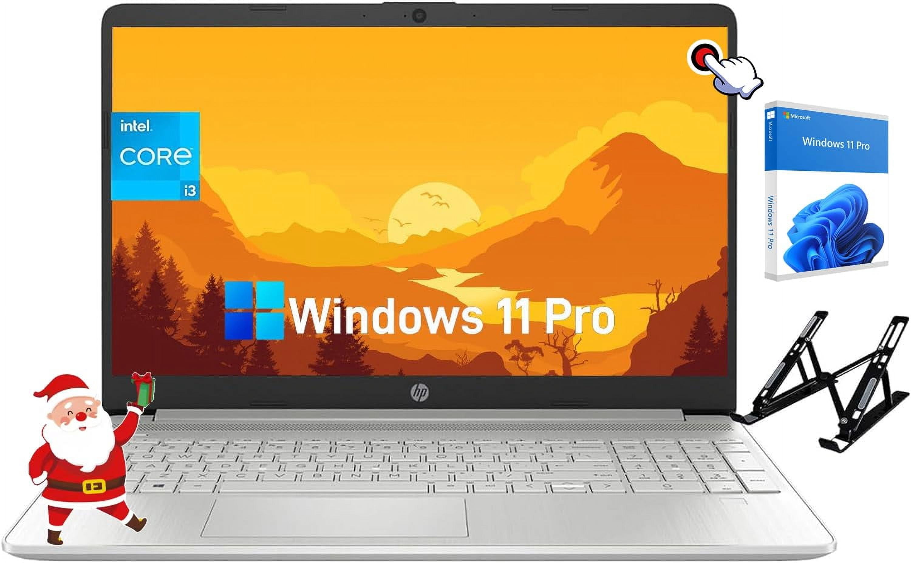 HP Touchscreen Laptop Computer for Students, 15.6" Display, Intel 6 ...
