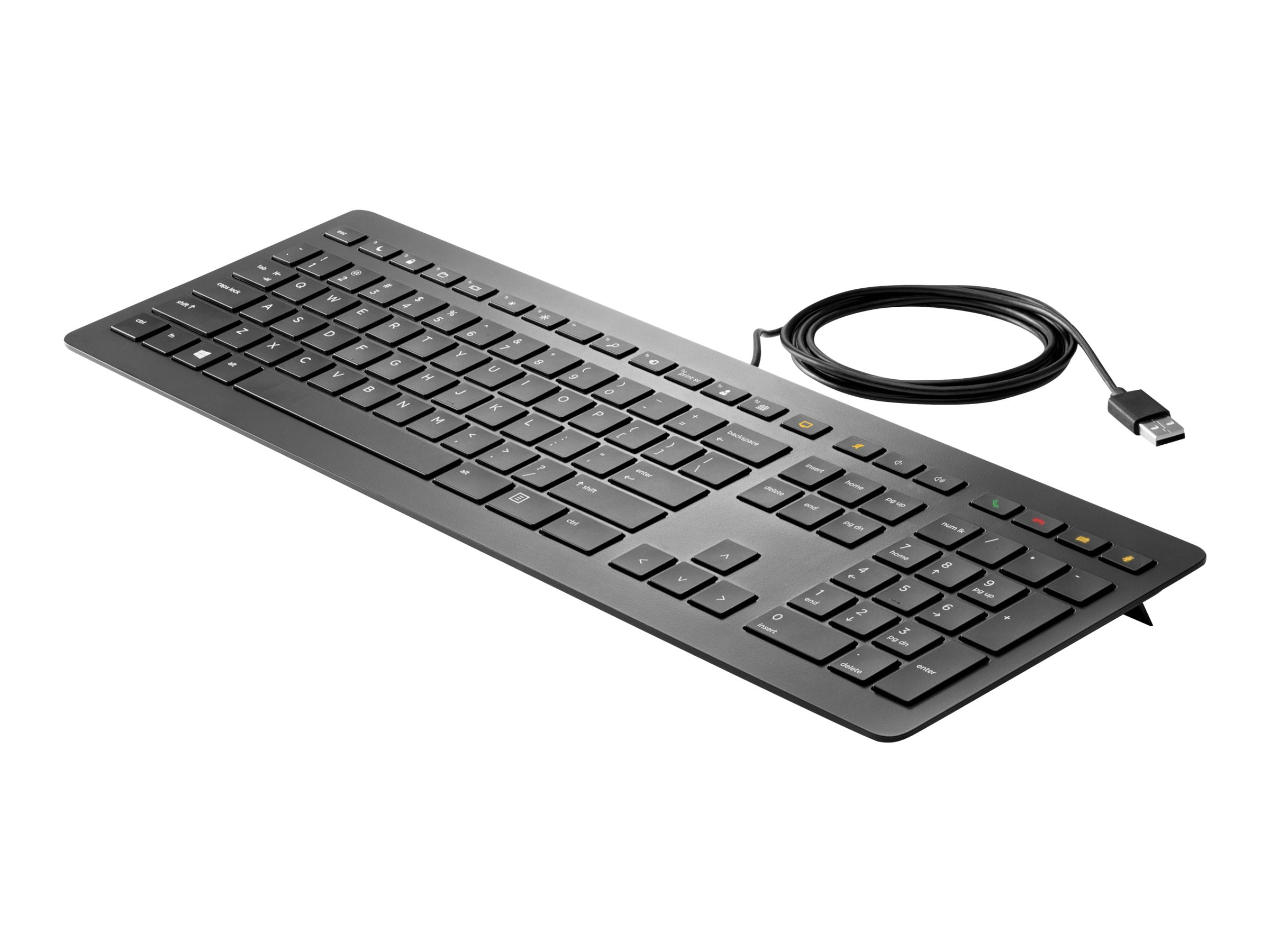 HP USB Collaboration Keyboard,Black,USB interface (Z9N38UT#ABA ...