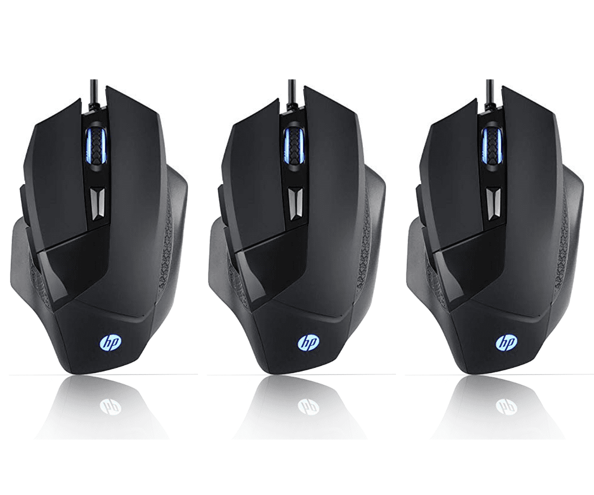 (3 pack) HP USB Wired Gaming Mouse 4000DPI Adjustable G200 for Gamers ...