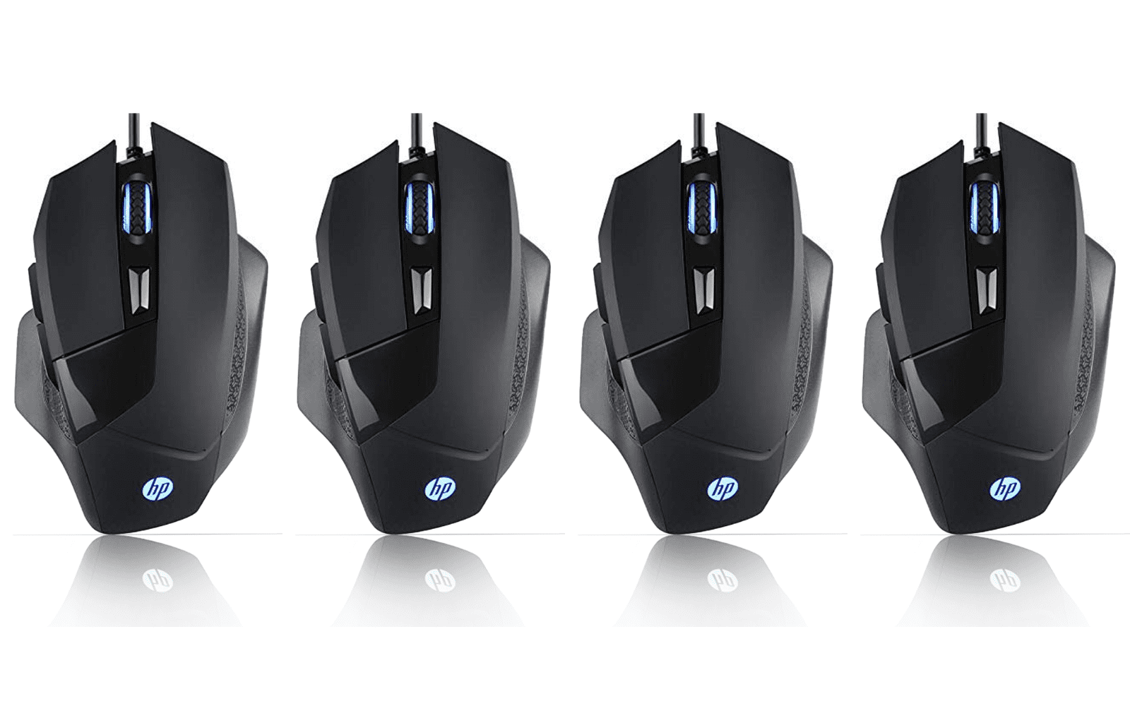 (4 pack) HP USB Wired Gaming Mouse 4000DPI Adjustable G200 for Gamers ...
