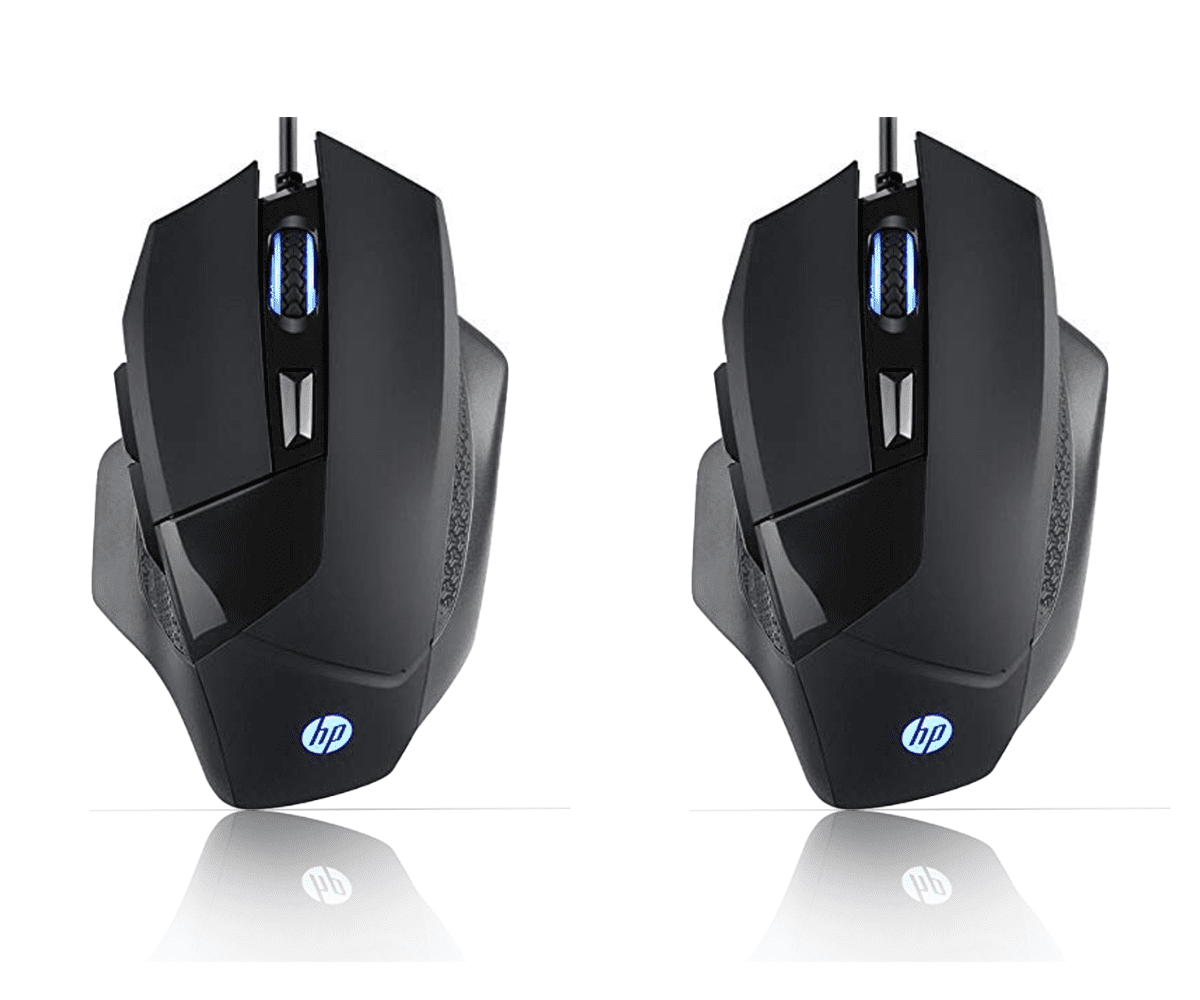 (2 pack) HP USB Wired Gaming Mouse 4000DPI Adjustable G200 for Gamers ...