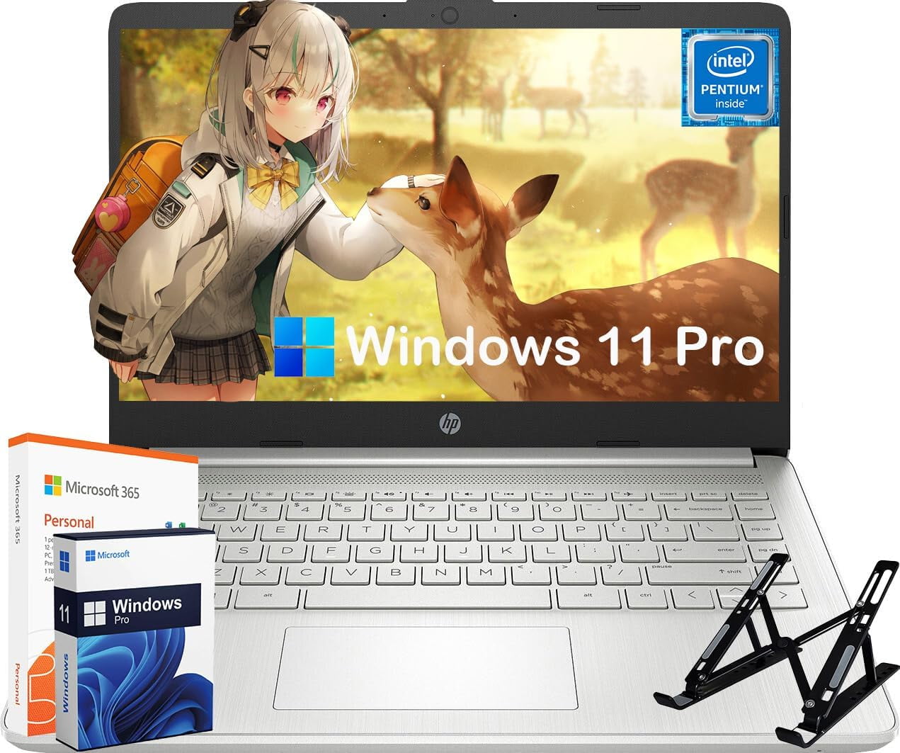 HP Ultra-Light Laptop for Students and Business - 1-Year Microsoft 365 ...