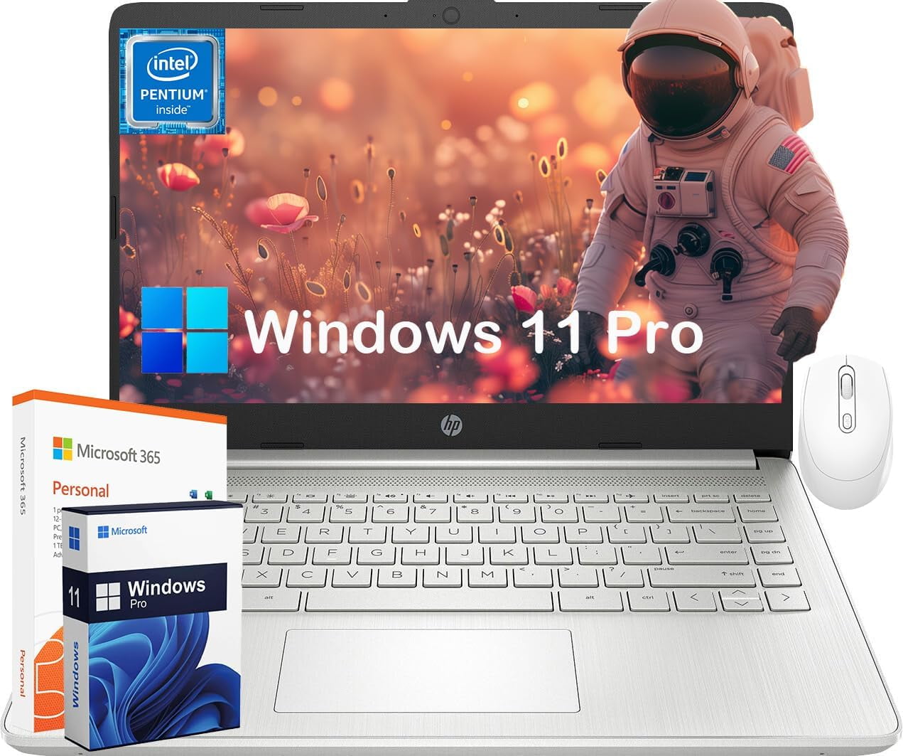 HP Ultra-Light Laptop for Students and Business - 1-Year Microsoft 365 ...