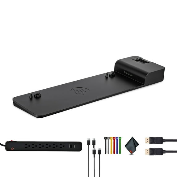 HP UltraSlim Docking Station (D9Y32AA) Bundle Including: Surge ...