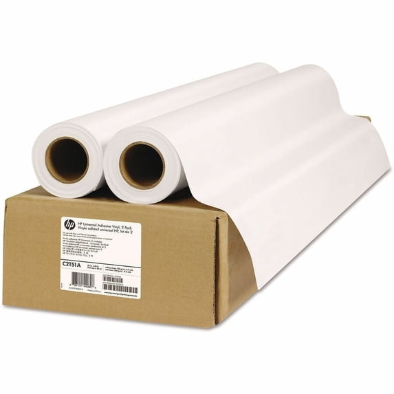 HP Universal Adhesive Vinyl Material, 36"x66' Roll, 2 Pack - Walmart.com