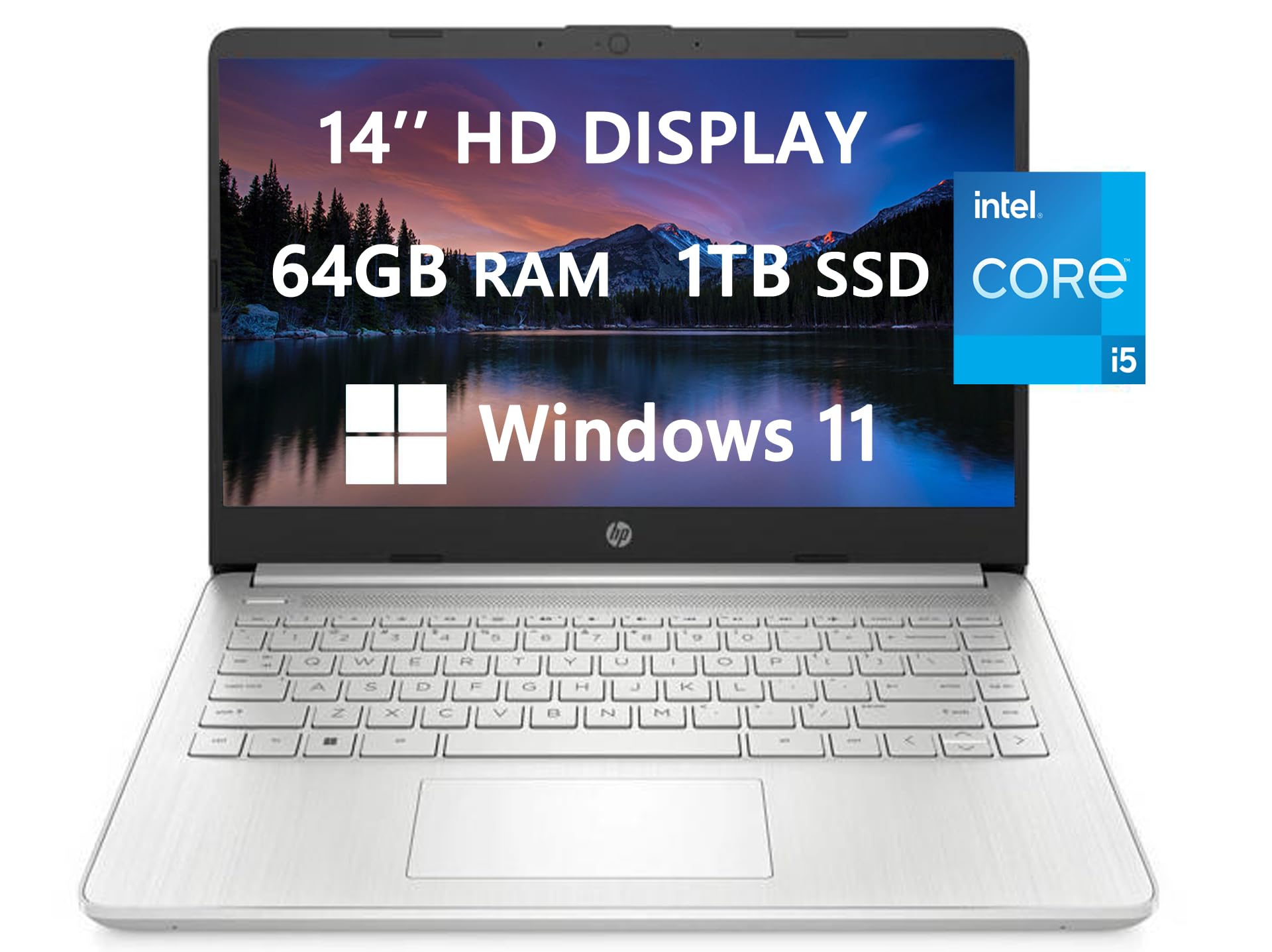 HP Upgrade 14 HD Laptop, Intel 11th Gen Core i5-1135G7(Beat i7-1065G7 ...
