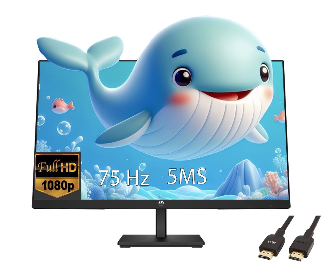 HP V24v G5 24" FHD VA Monitor, Full HD 1920 x 1080 LCD Display, 5ms ...