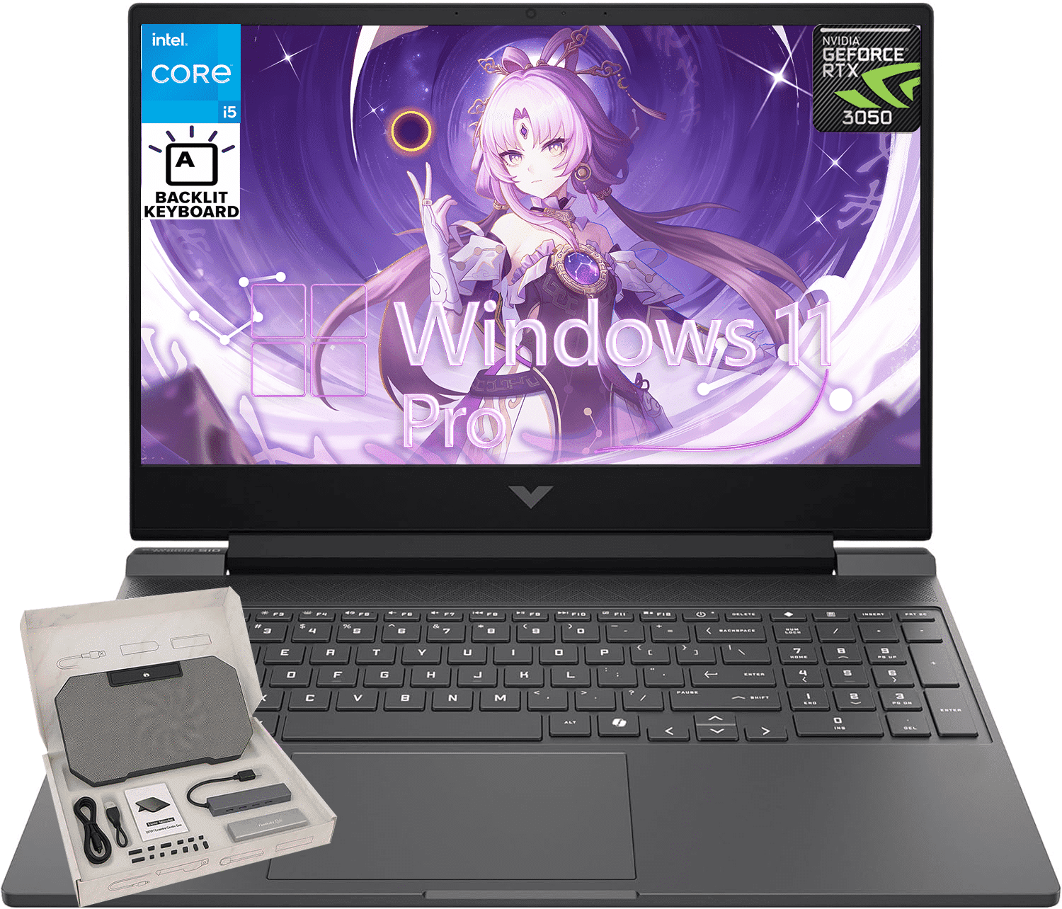 HP Victus 15.6" 144Hz FHD Gaming Laptop, Intel i5-13420H, 8GB RAM ...