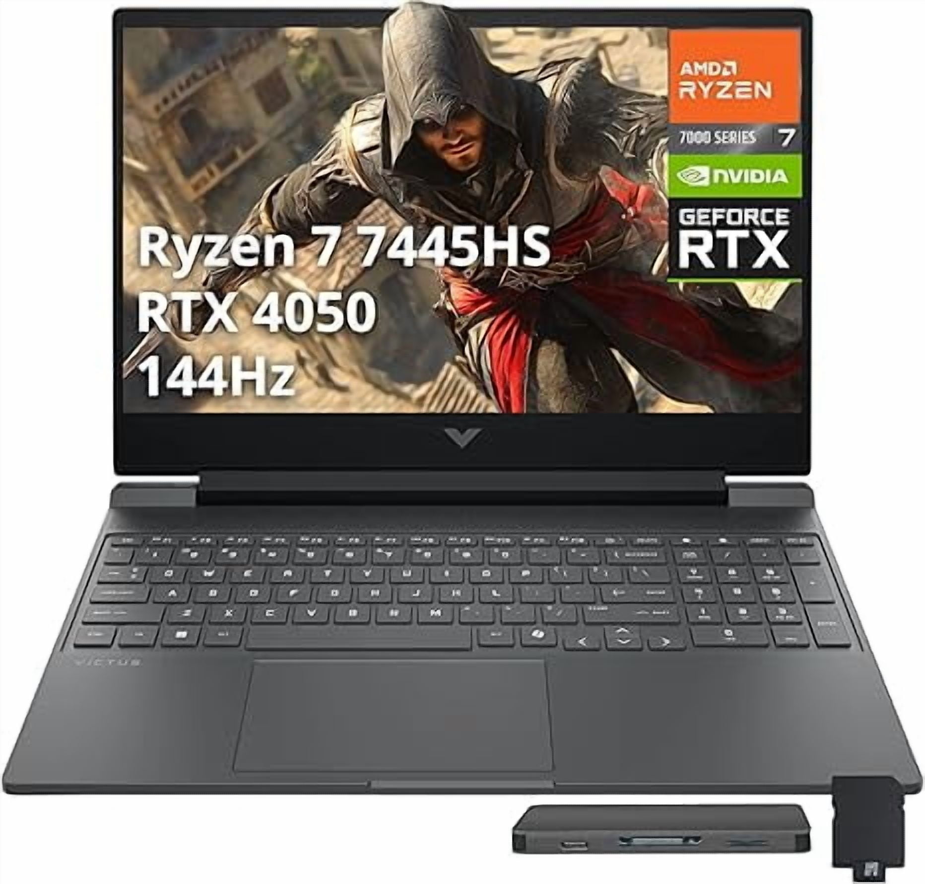 HP Victus 15.6" FHD 144Hz Gaming Laptop, AMD Ryzen 7 7445HS, GeForce ...