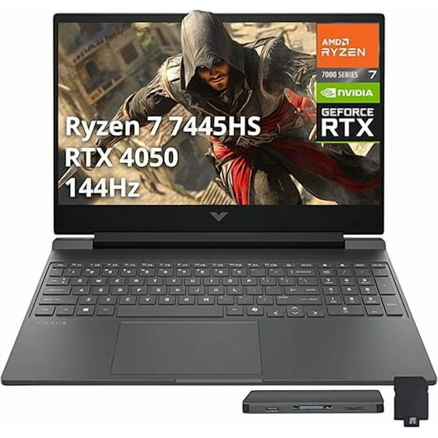 HP Victus 15.6" FHD 144Hz Gaming Laptop, AMD Ryzen 7 7445HS, GeForce ...