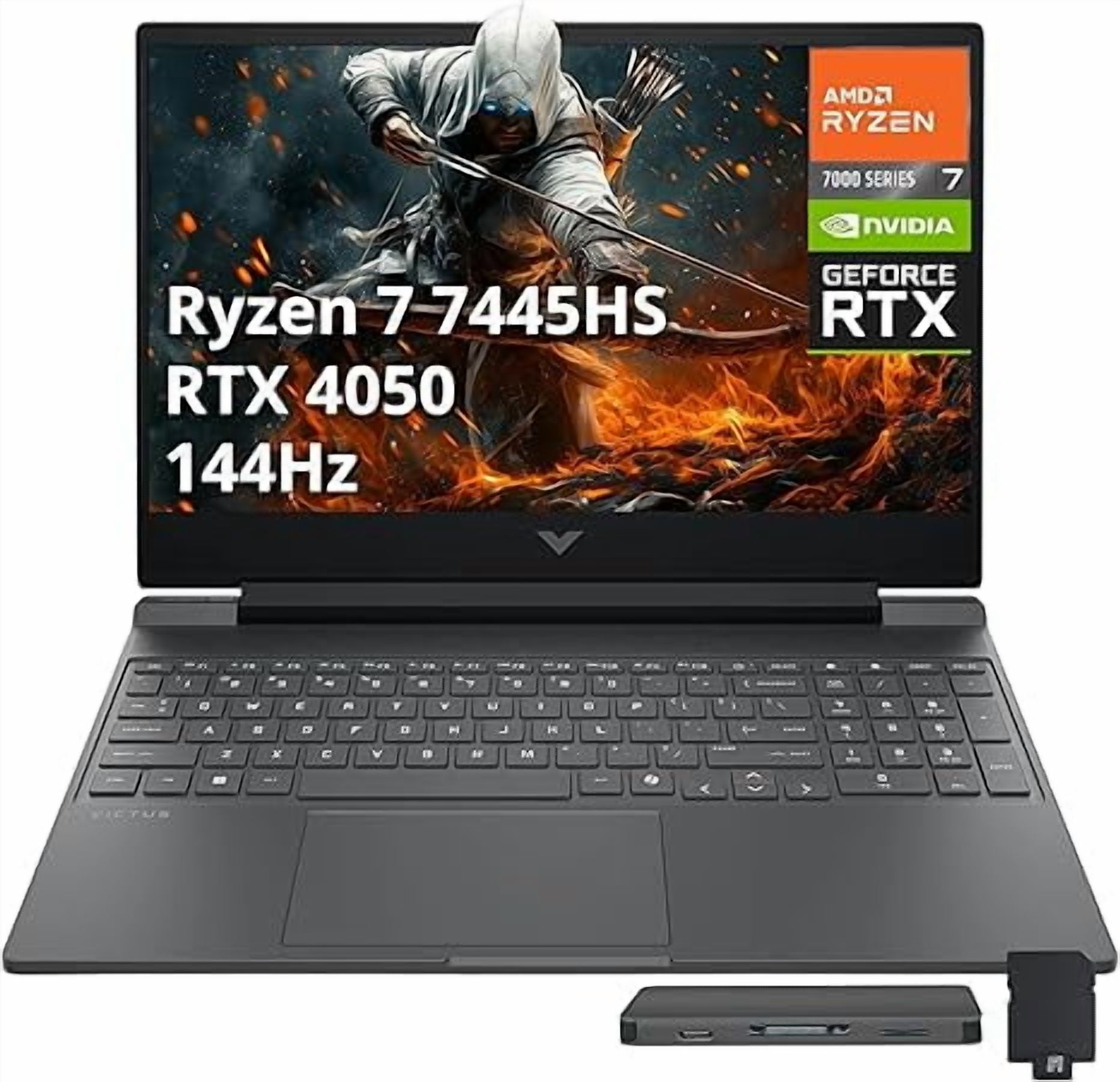 HP Victus 15.6" FHD 144Hz Gaming Laptop, AMD Ryzen 7 7445HS, NVIDIA ...