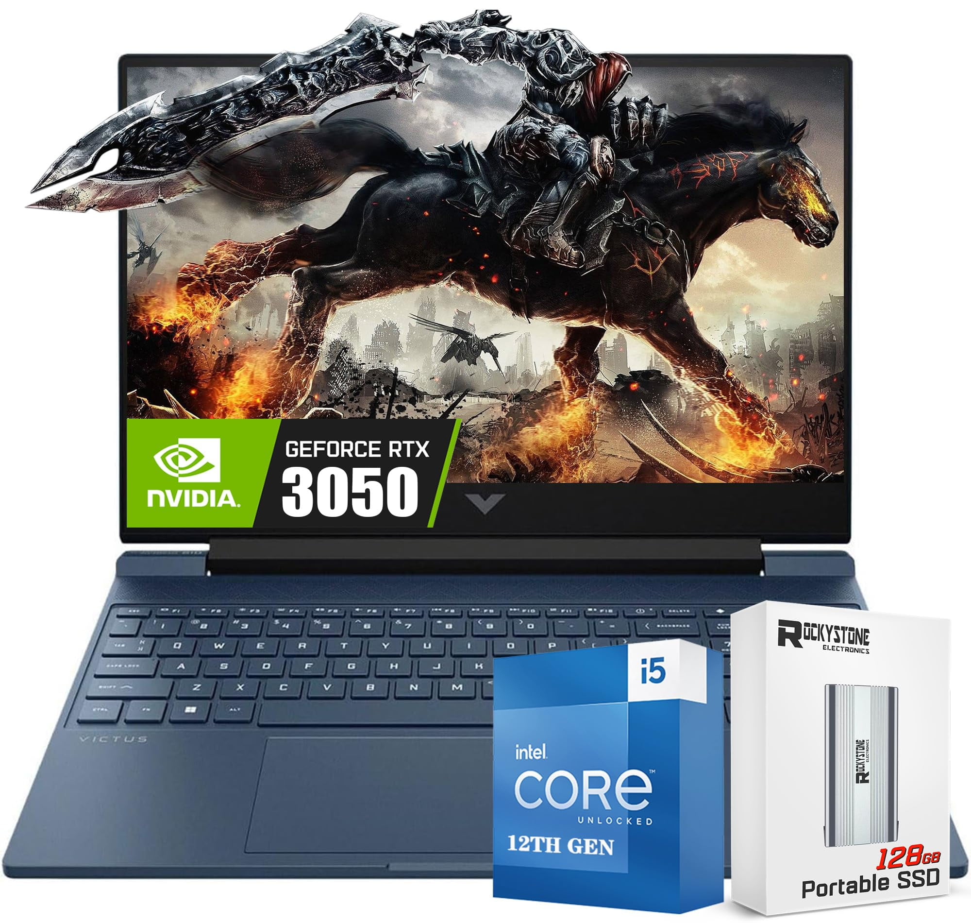 HP Victus 15.6" FHD 144Hz Gaming Laptop, Intel 8-Core i5-12450H(Beats ...