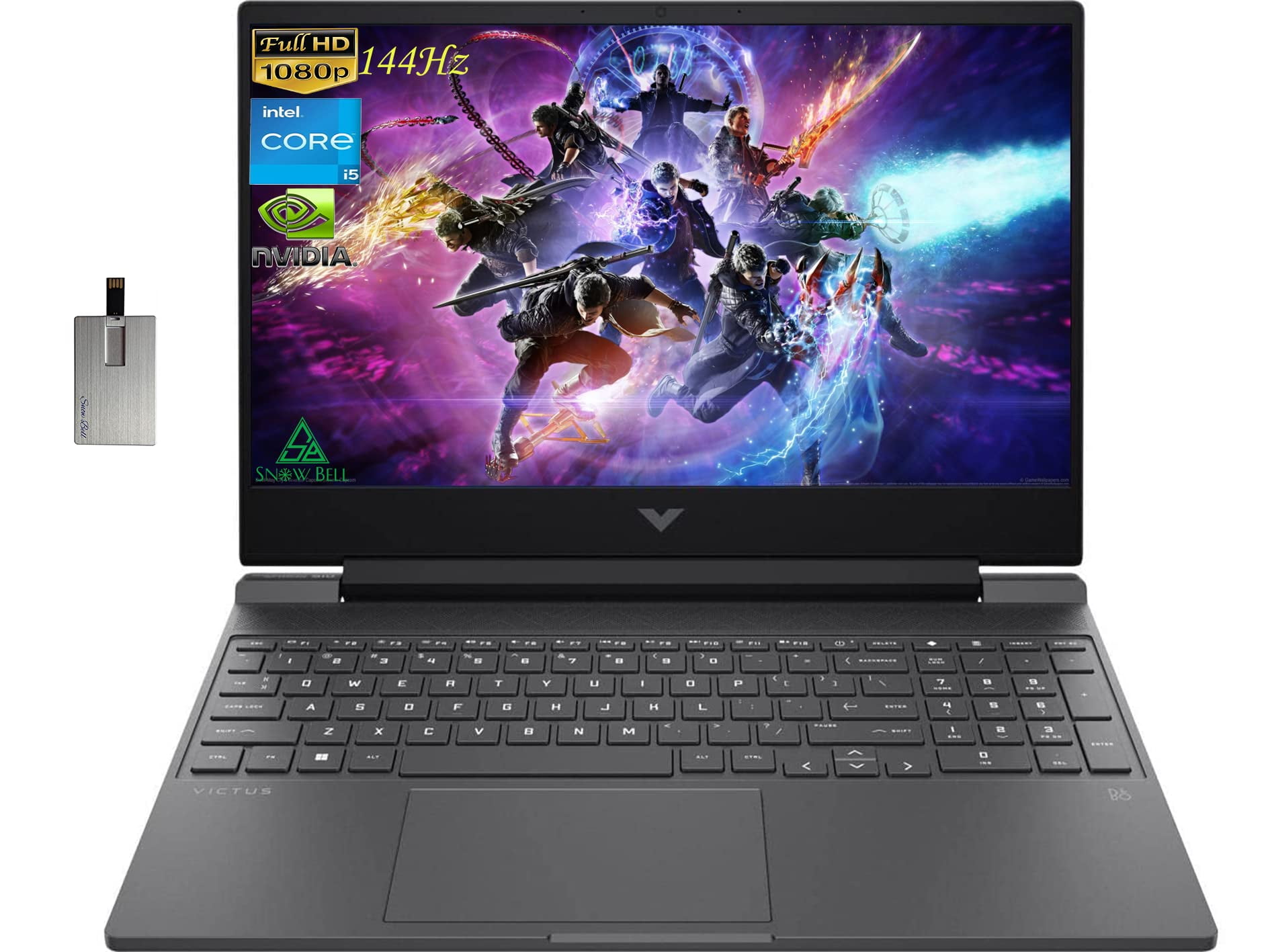 HP Victus 15.6" FHD 144Hz Gaming Laptop, Intel Core i5-13420H, 32GB RAM ...