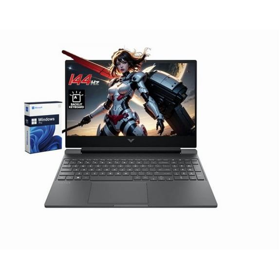 HP Victus 15.6" FHD 1920x1080p Gaming Laptop, AMD Ryzen 5 7535HS, 16GB ...