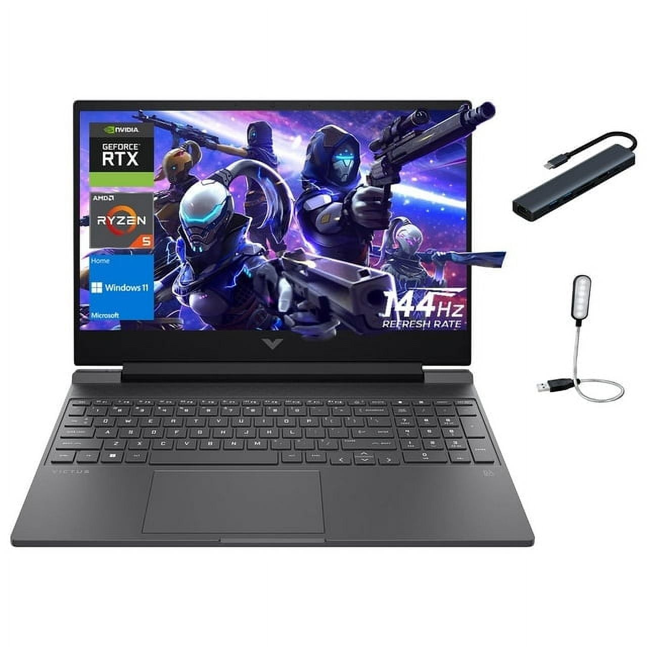 HP Victus 15.6" FHD, AMD Ryzen 5, 64GB, 6TB SSD, Win11, NVIDIA RTX 2050 ...