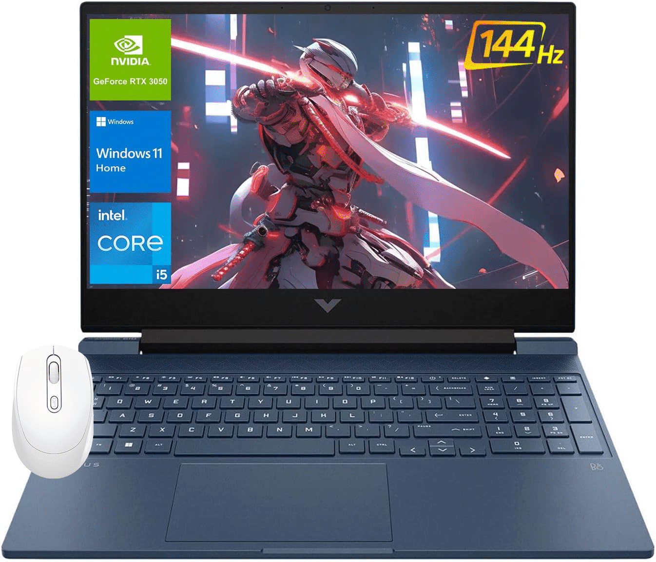 HP Victus 15.6" Full HD 144Hz Gaming Laptop, Intel Core i5-12450H ...