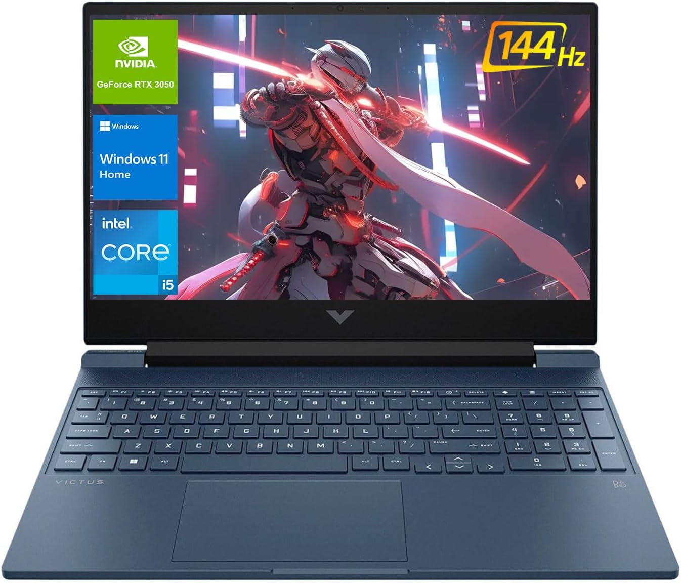 HP - Victus 15.6" Full HD 144Hz Gaming Laptop - Intel Core i5 - 64GB ...
